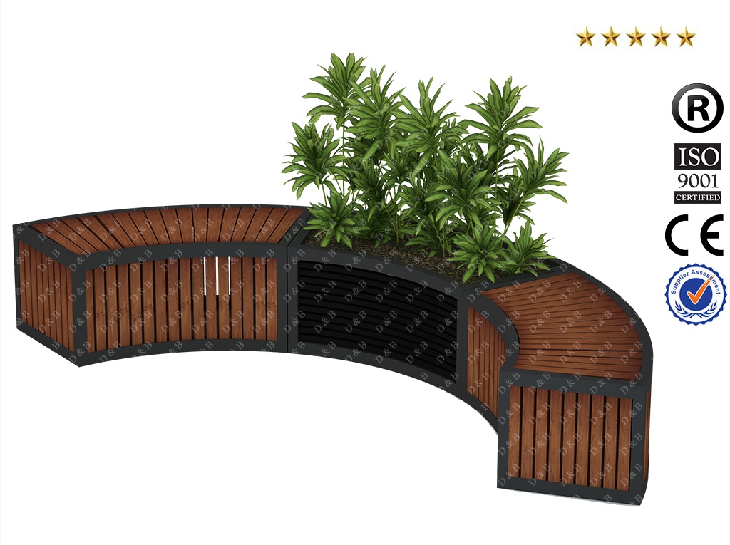 Modular Bench-1, outdoor trash can, park bench, composite bench ...