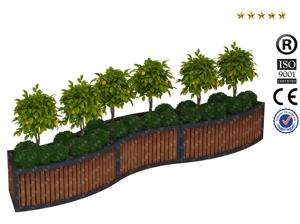 Modular Pot -1, park garden lighting, outdoor trash can, park bench ...